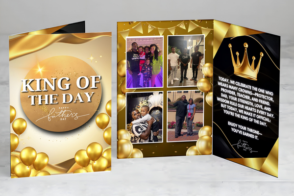 King of the Day Jumbo Card (Digital Download) – A Touch of Blanks & More